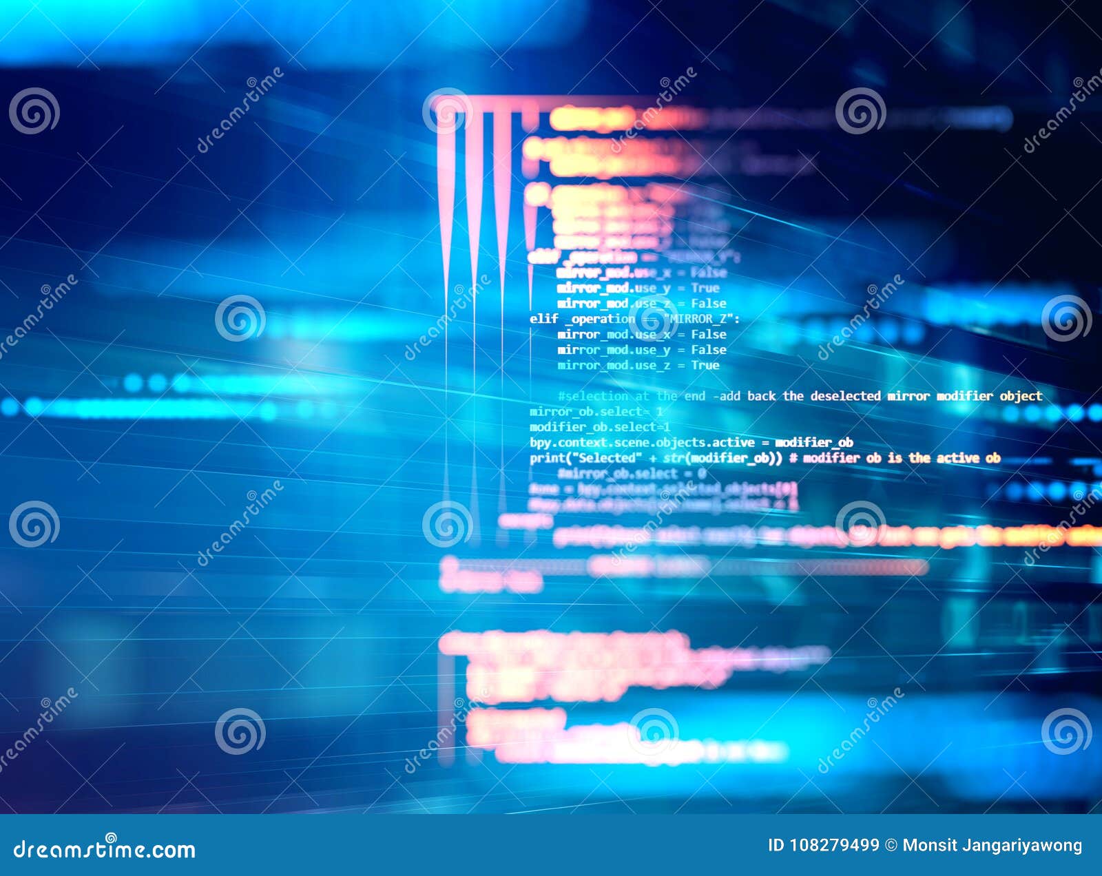 Programming Code Abstract Technology Background of Software Developer ...