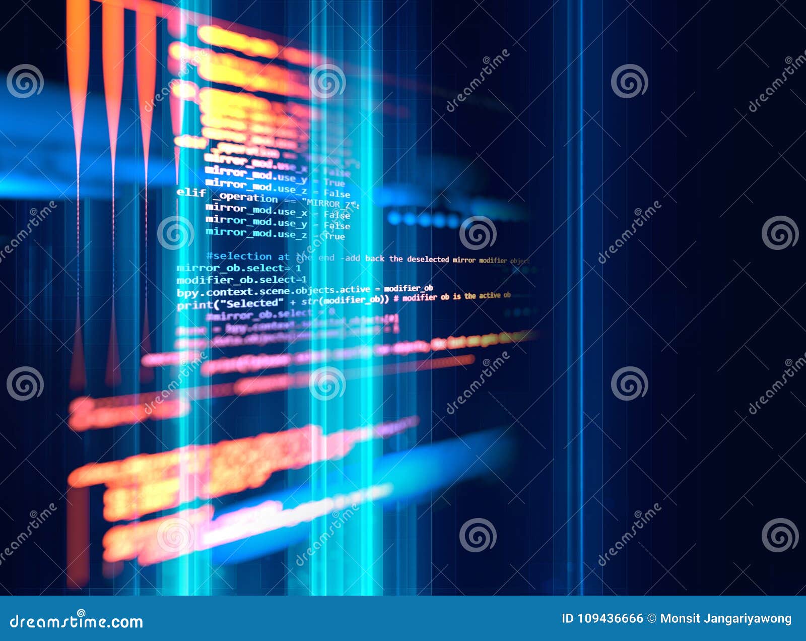 Programming Code Abstract Technology Background of Software Developer ...
