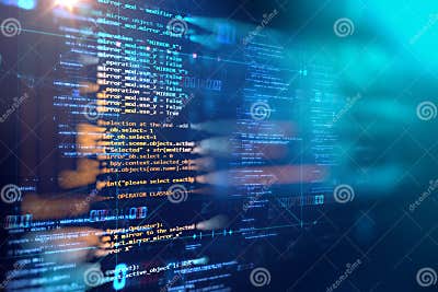 Programming Code Abstract Technology Background of Software Developer ...