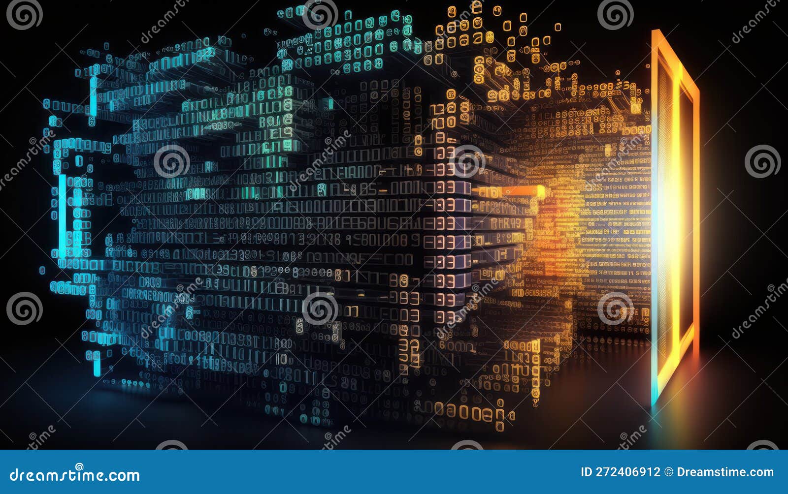 Programming Code Abstract Technology Background Of Software Developer And Computer Stock