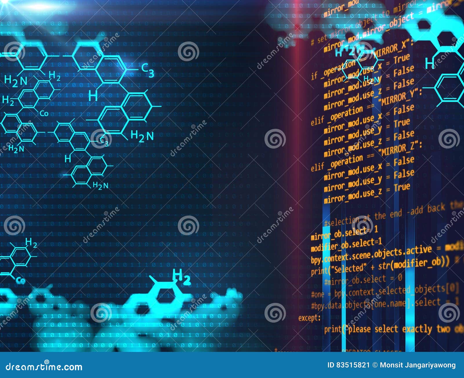 Programming Code Abstract Technology Background Stock Illustration ...