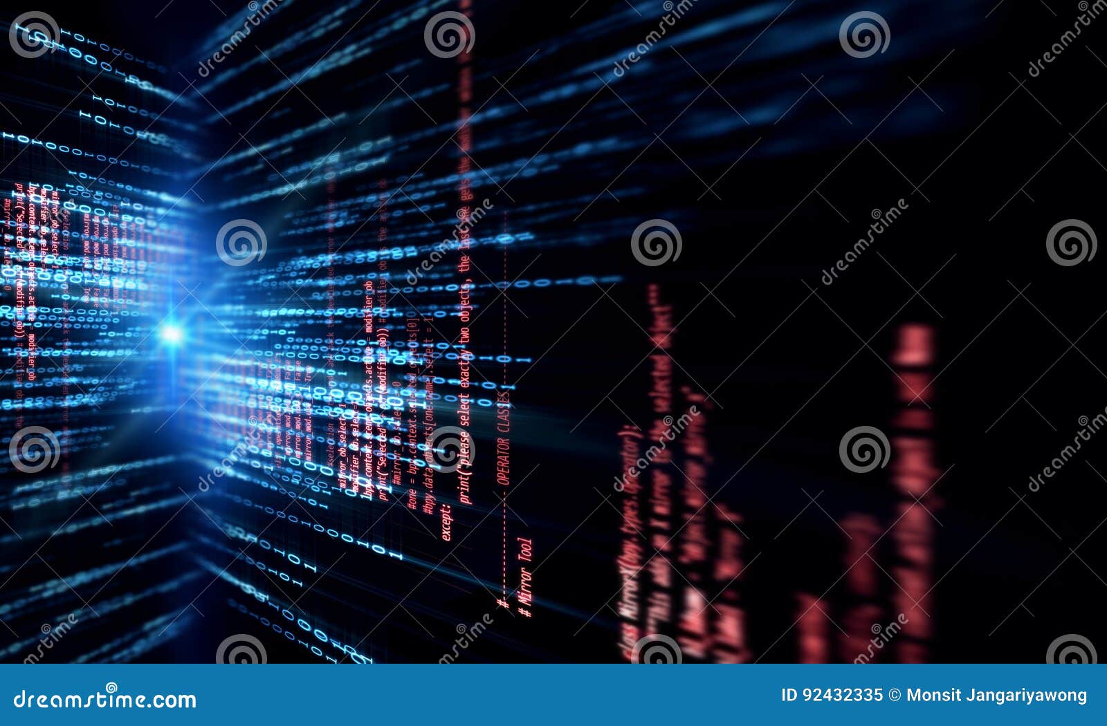 Programming Code Abstract Technology Background Stock Illustration ...