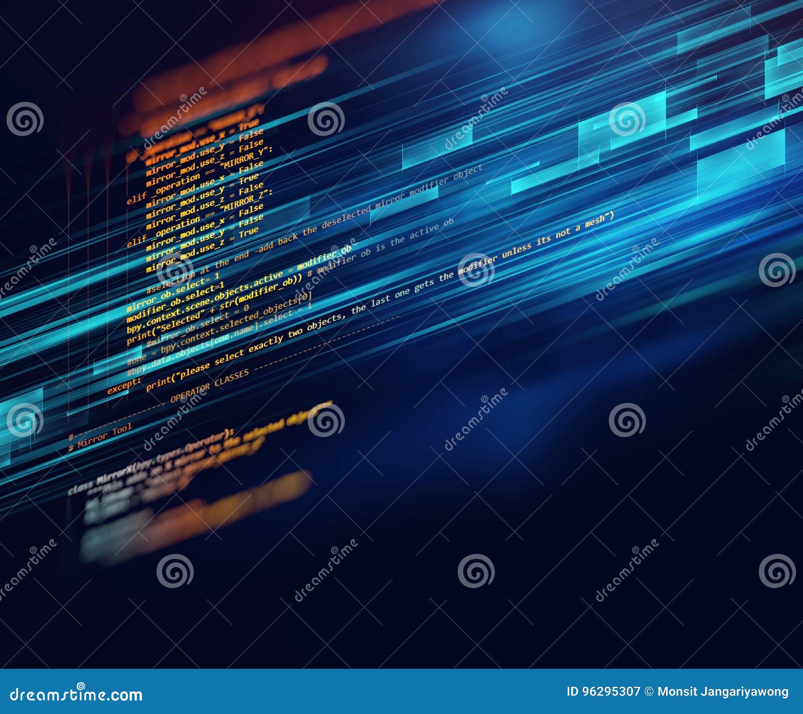 Programming Code Abstract Technology Background of Software Stock Illustration - Illustration of ...