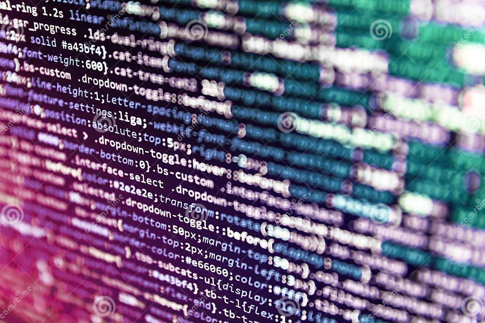 Programming Code Abstract Technology Background of Software Developer ...