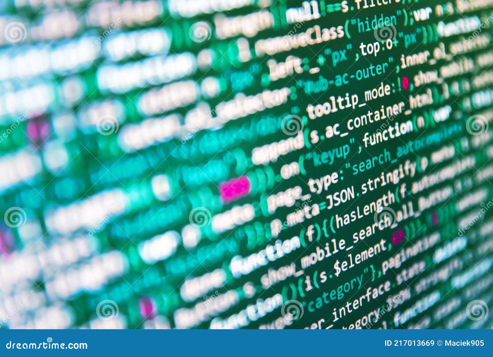 Programming Code Abstract Technology Background Of Software Developer And Computer Script Data