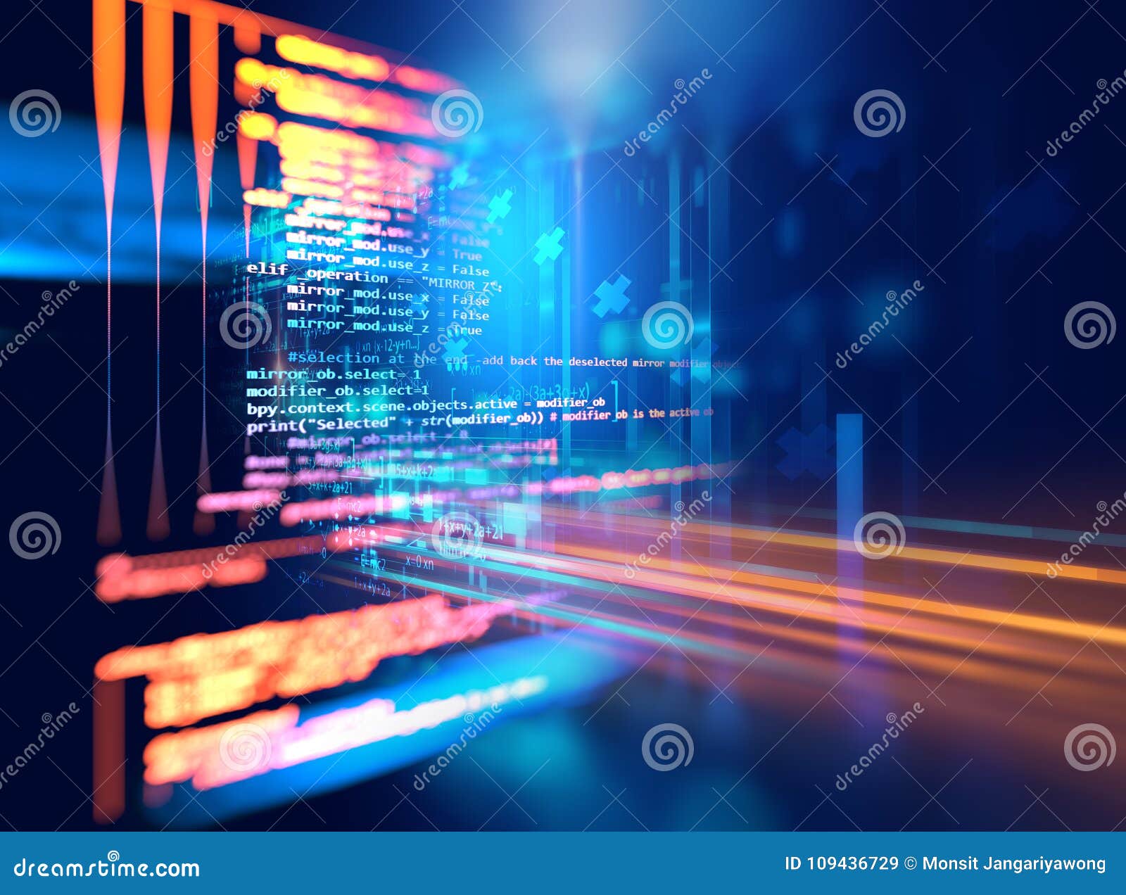 Programming Code Abstract Technology Background of Software Developer ...