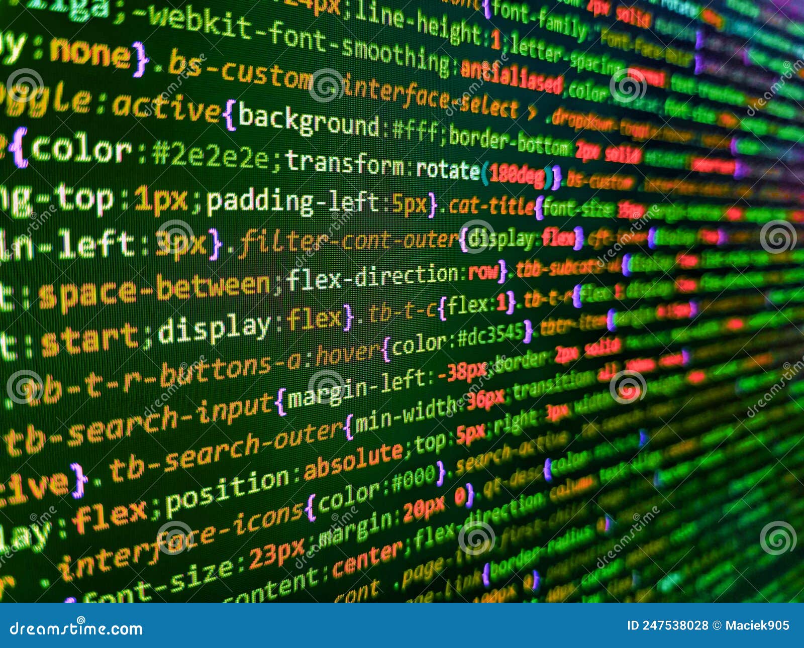 Programming Code Abstract Technology Background of Software Developer ...