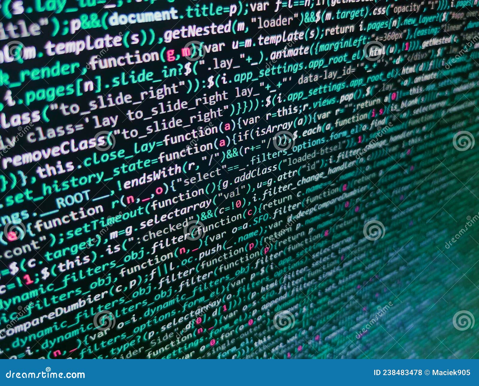 Programming Code Abstract Technology Background of Software Developer ...