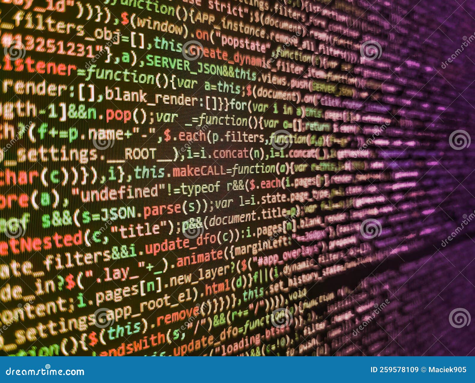 Programming Code Abstract Technology Background Of Software Developer And Computer Script Php
