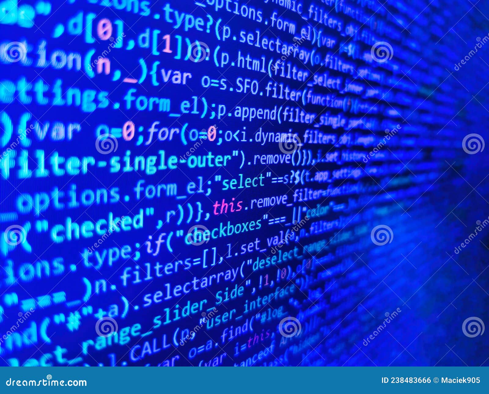 Programming Code Abstract Technology Background of Software Developer ...