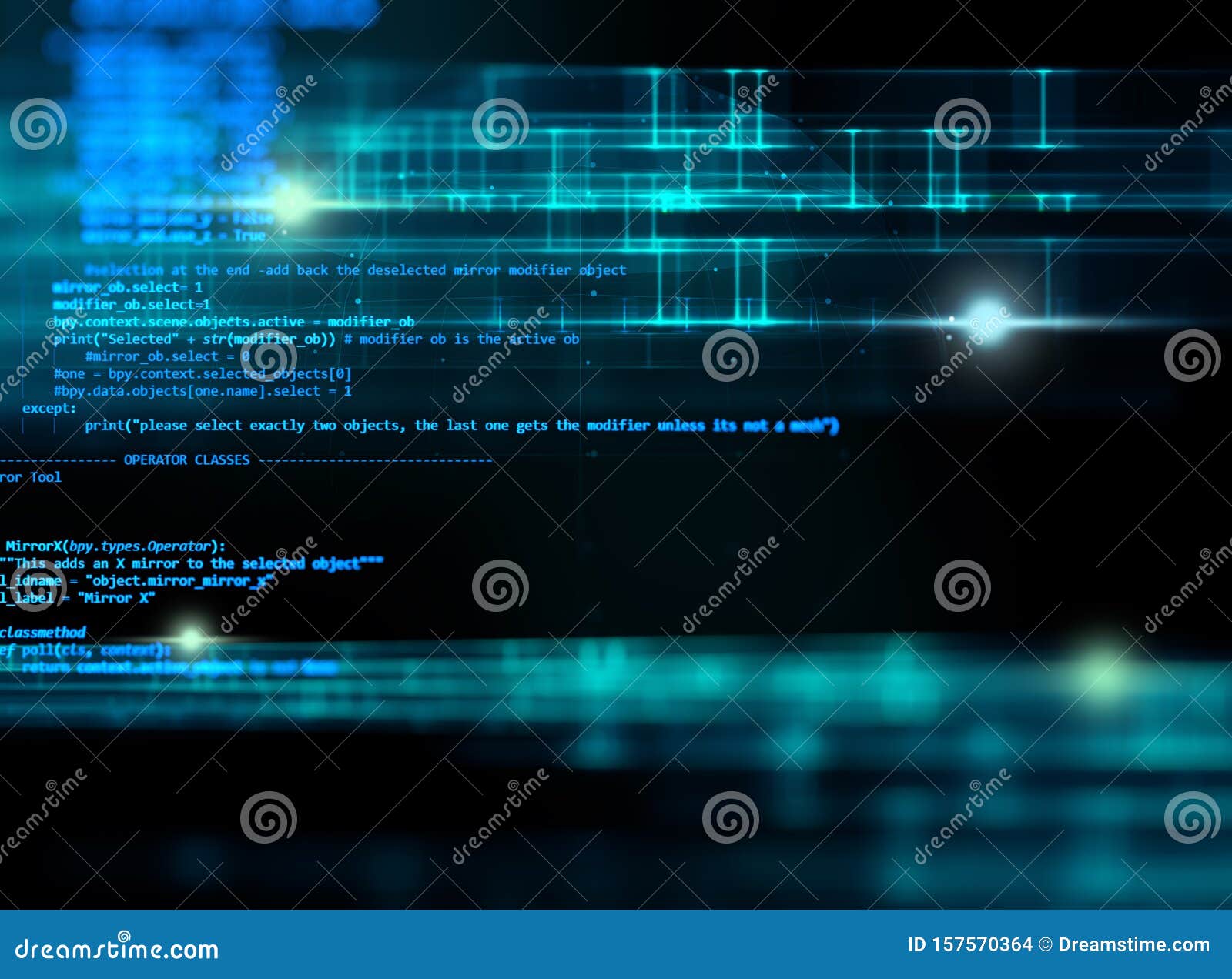 Programming Code Abstract Technology Background of Software Developer ...