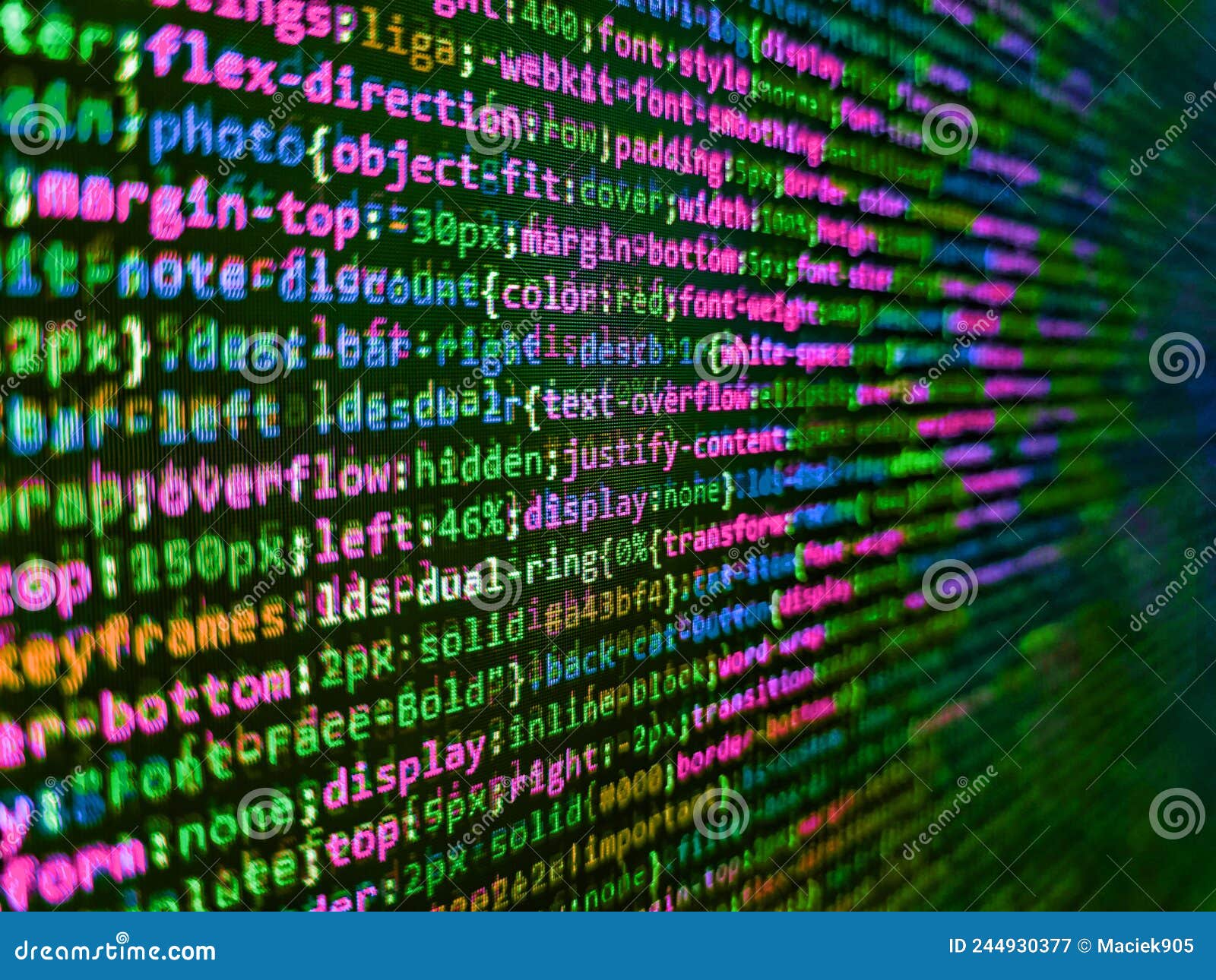 Programming Code Abstract Technology Background of Software Developer ...