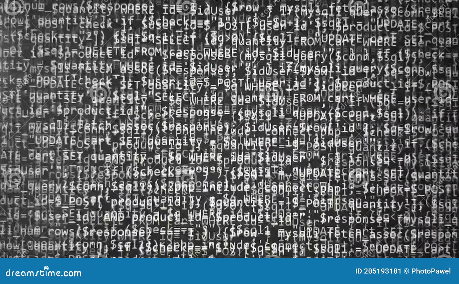 Programming Code Abstract Technology Background of Software Stock Video ...