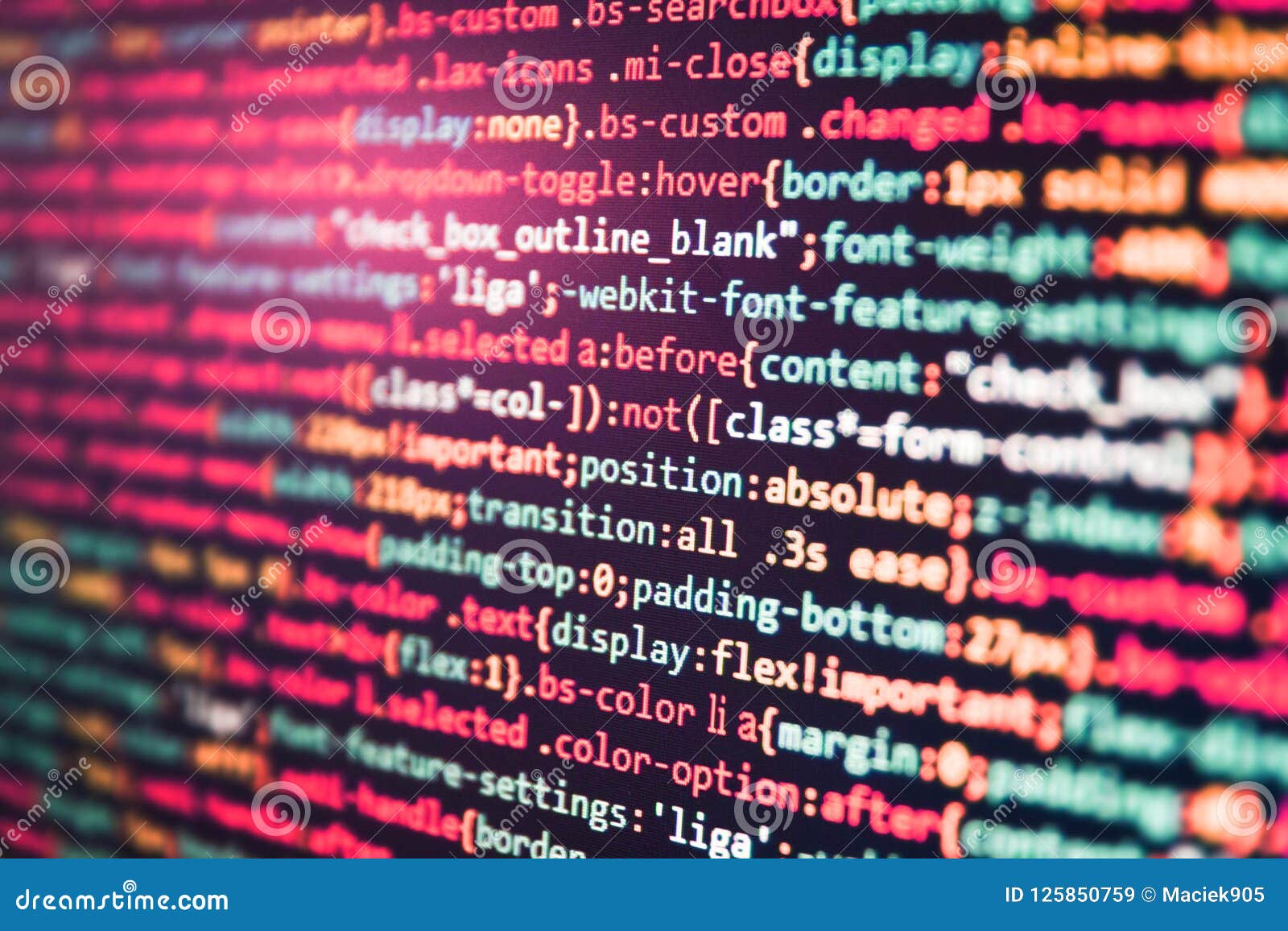 Logic Programming With Binary Code Digital Technology Background Abstract Background With