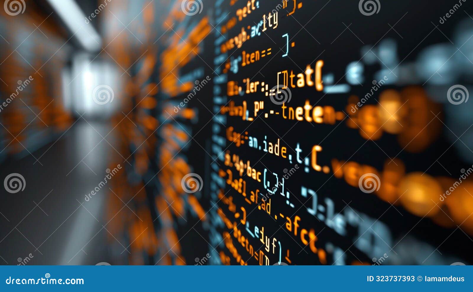 Programming Code Background Stock Image - Image of developer, coding: 323737393