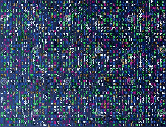 Programming Code Background Stock Vector - Illustration of webdesign ...