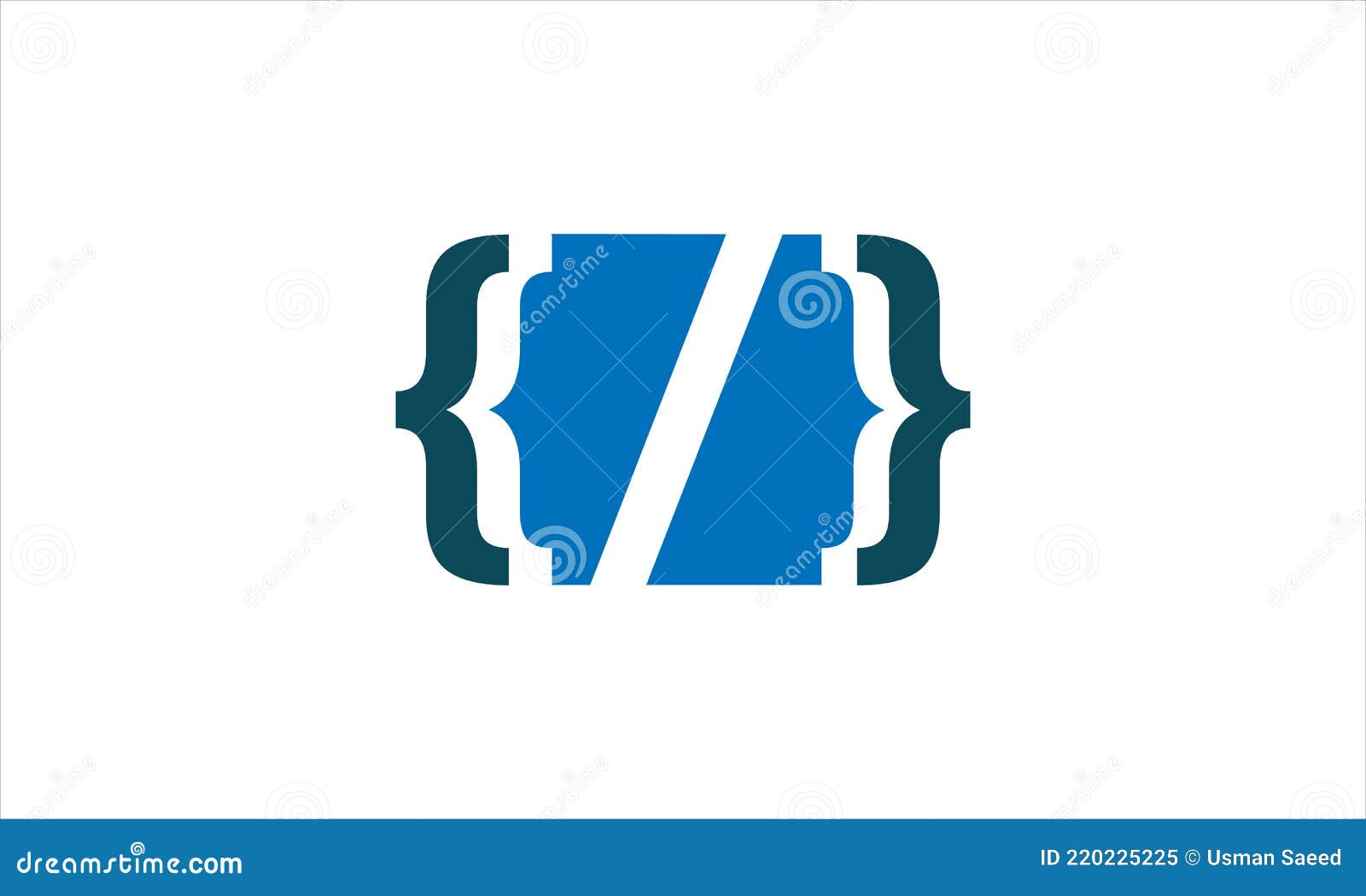 Programming Code and Computer Monitor Logo Template. Coding School Vector Design Stock ...