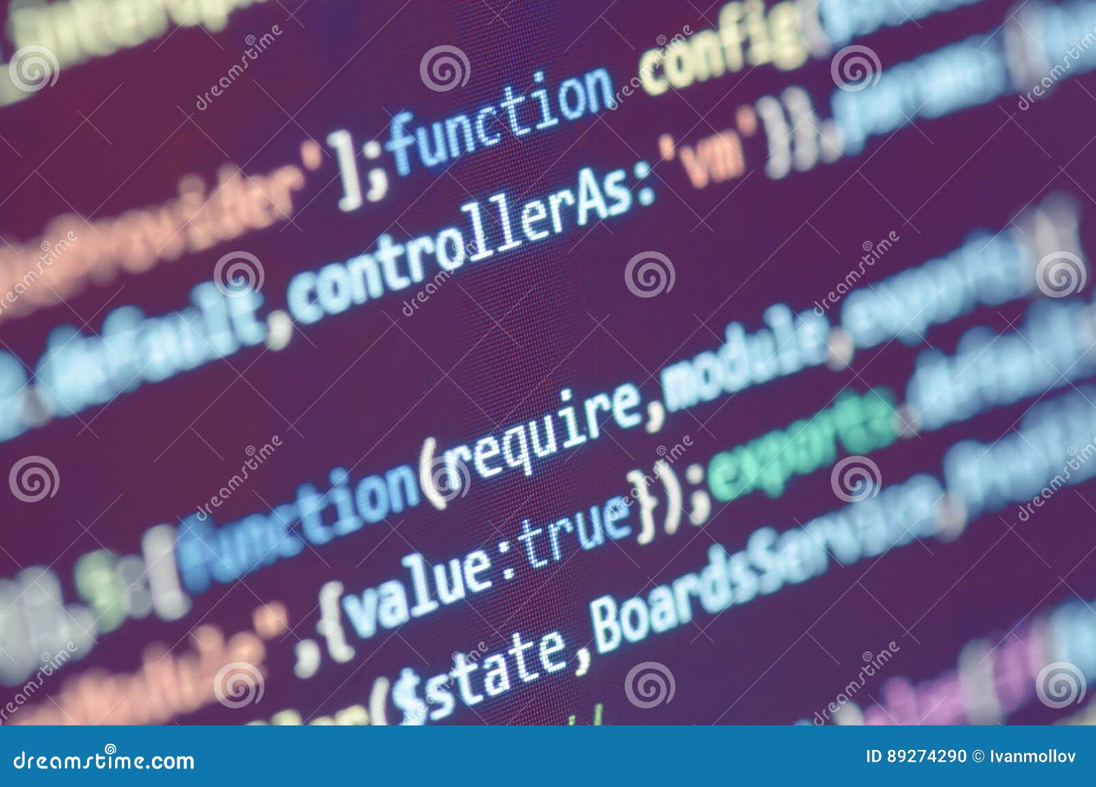 Programming Code on Computer Screen Stock Photo - Image of pixel, code ...