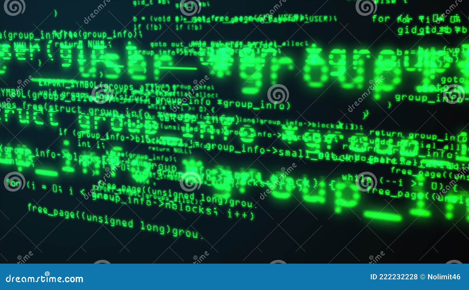 Programming Code Through The Computer Screen Terminal Stock Footage Video Of Design Computer