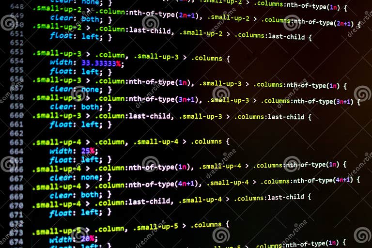 Programming code stock photo. Image of futuristic, modern - 148037712