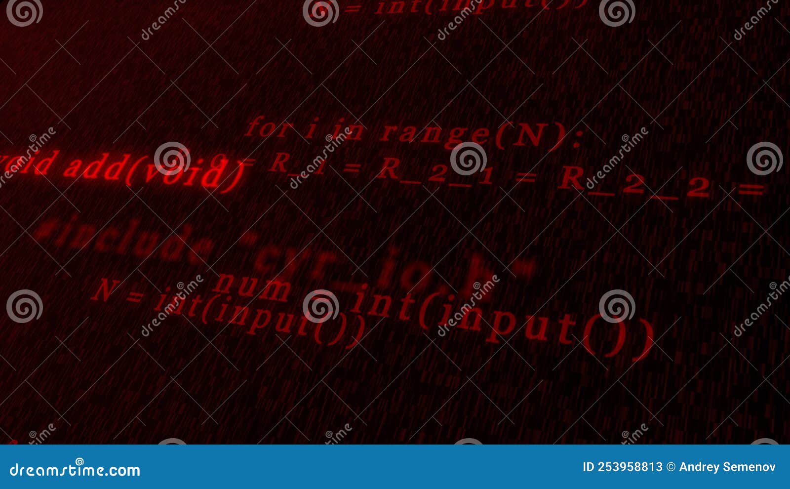 Programming Code Programming Language Strings Coding 3d Render Stock Illustration
