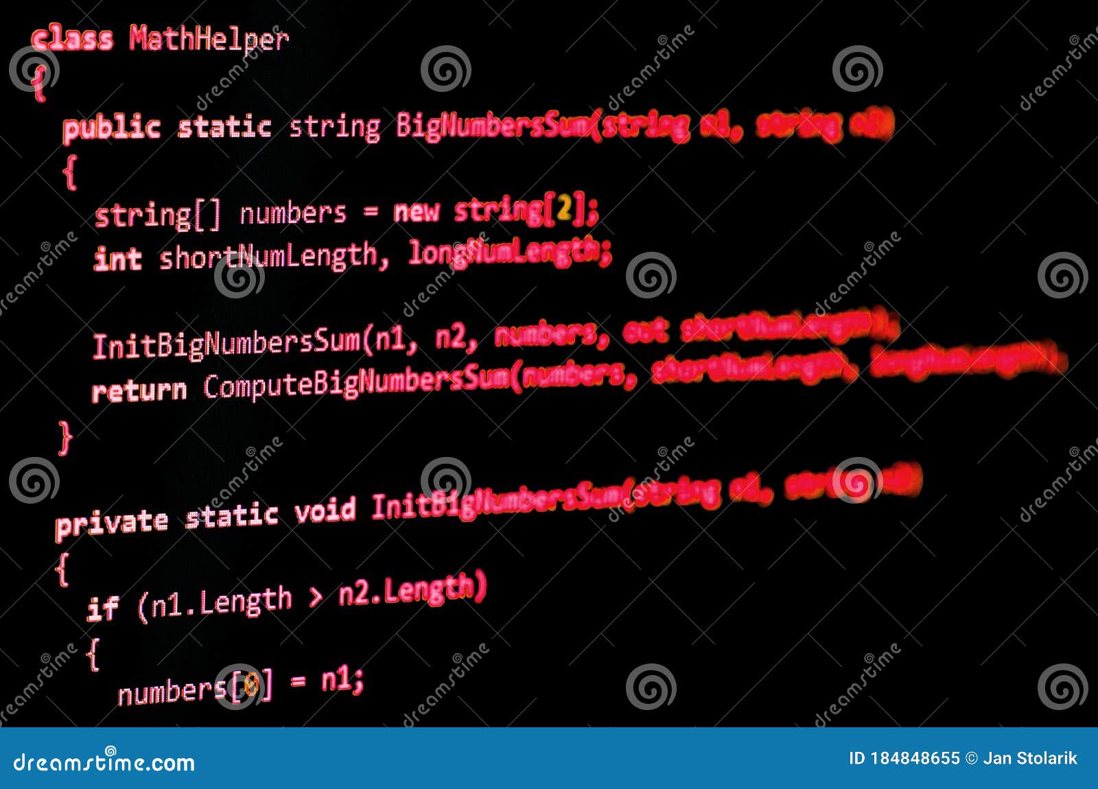 Programming Code - Red Color, Written in C Language Syntax Stock Image ... Programming Code - Red Color, Written in C Language Syntax Stock Image ...