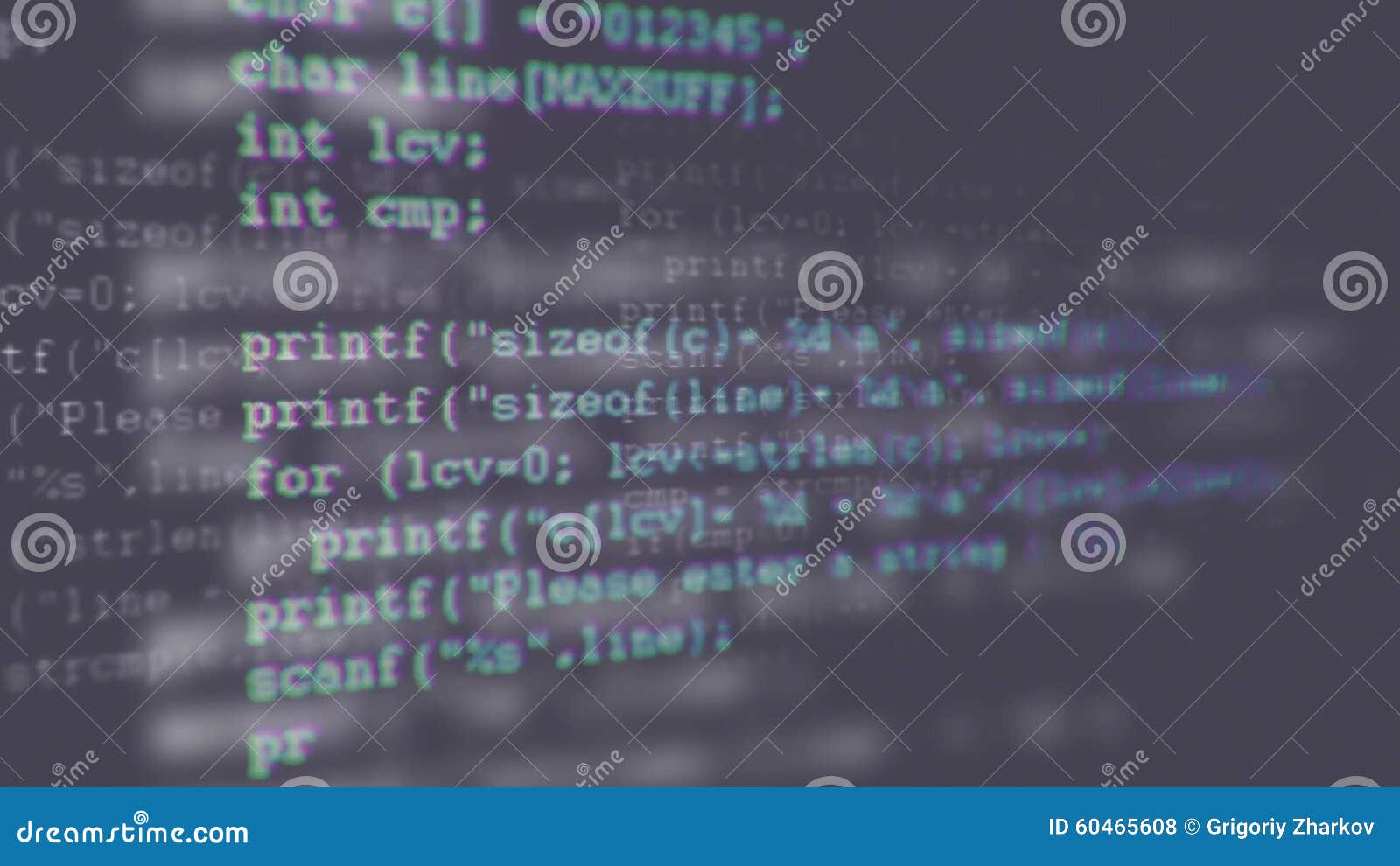 Programming Code Running Down a Computer Screen Terminal Stock Footage - Video of antiviral ...