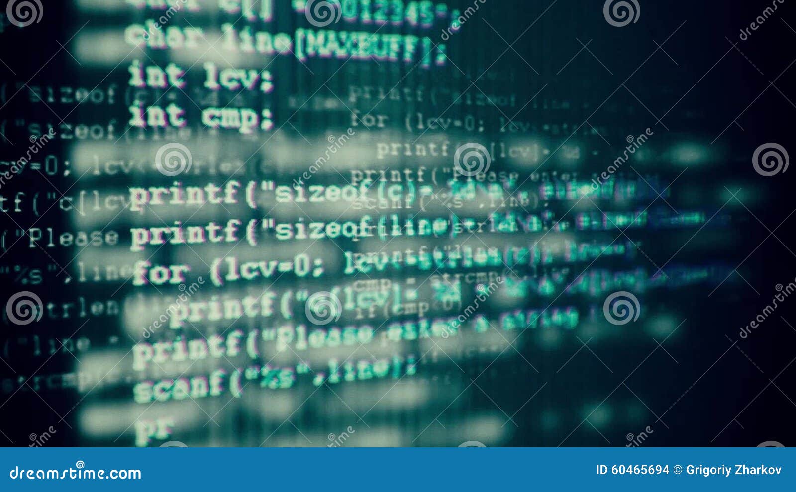 Programming Code Running Down A Computer Screen Terminal Stock Footage Video Of Coding