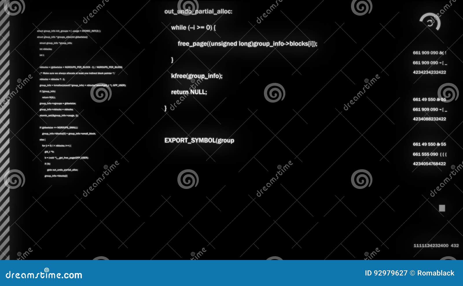 Programming Code Running Down A Computer Screen Terminal 4k Stock Video Video Of Language 3756
