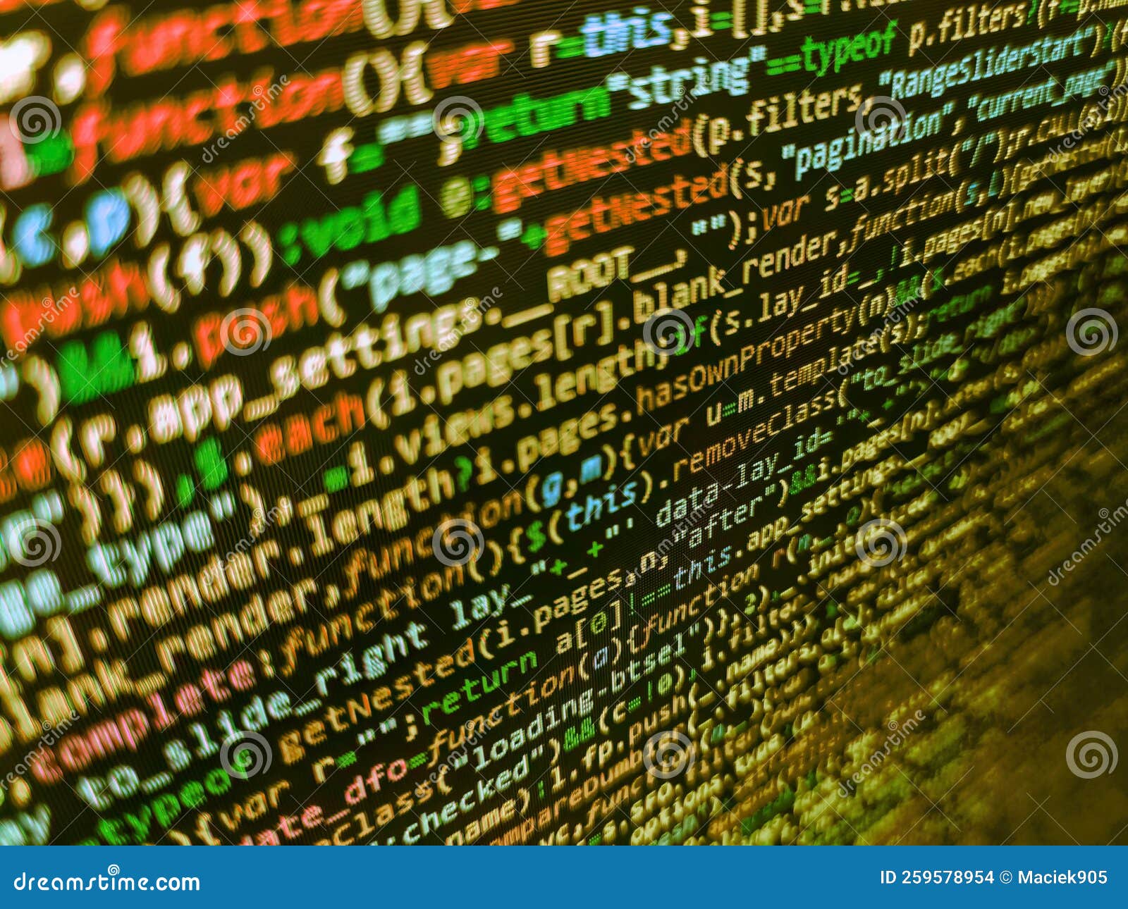 Programming Code Screen Of Software Developer Computer Program Preview Coding Programmer 5012