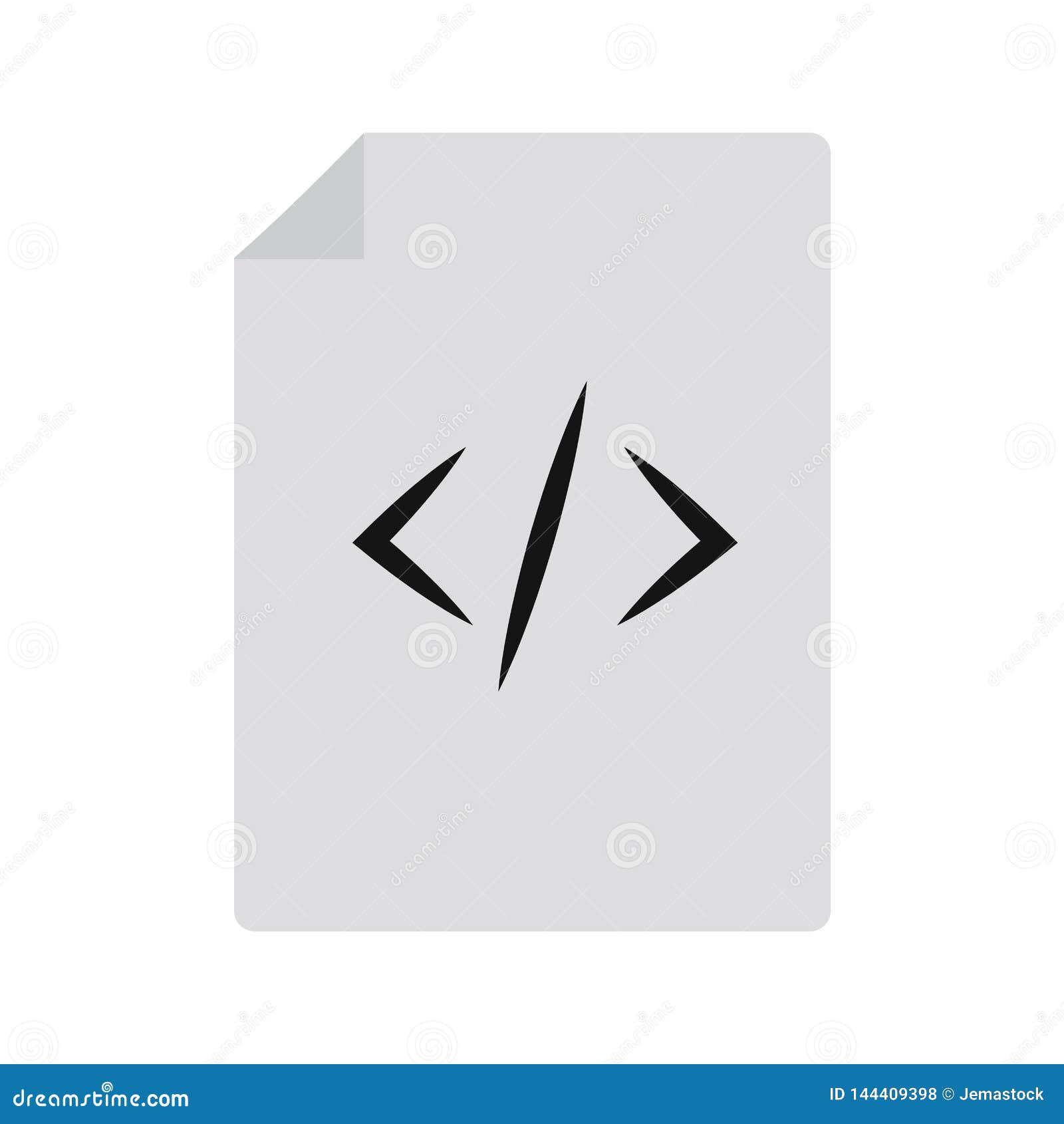 Programming Code Sheet Symbol Stock Vector - Illustration of online ...