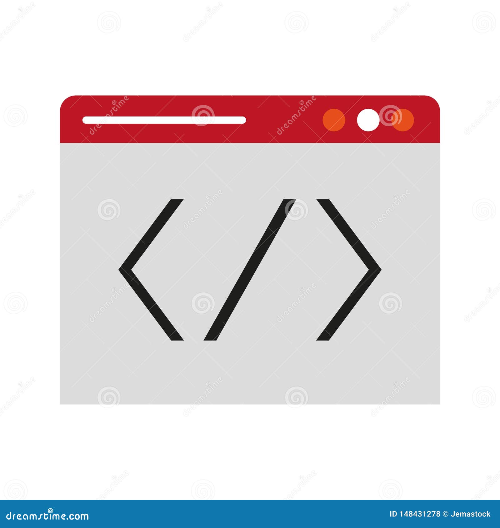 Programming Code Windows Symbol Technology Stock Vector - Illustration ...