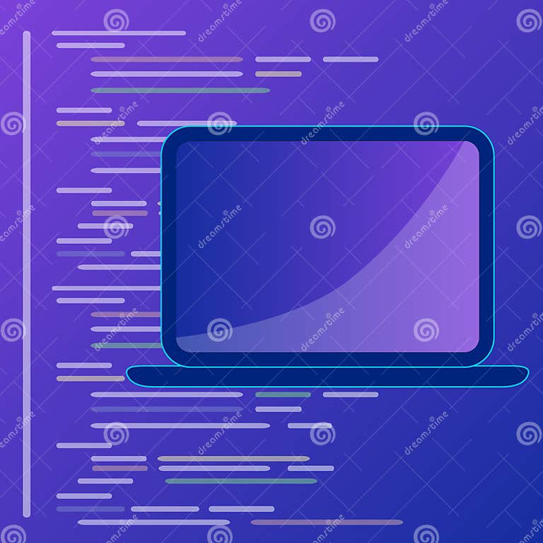 Programming and Coding Concept, Website Development, Web Design. Stock ...