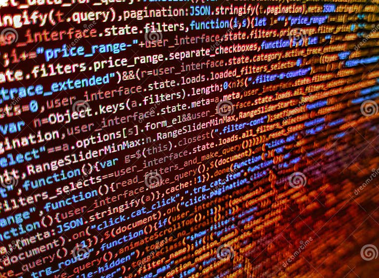Programming Coding With Editor Colorful Themes Javascript Code In Bracket Software Modern Tech 6157