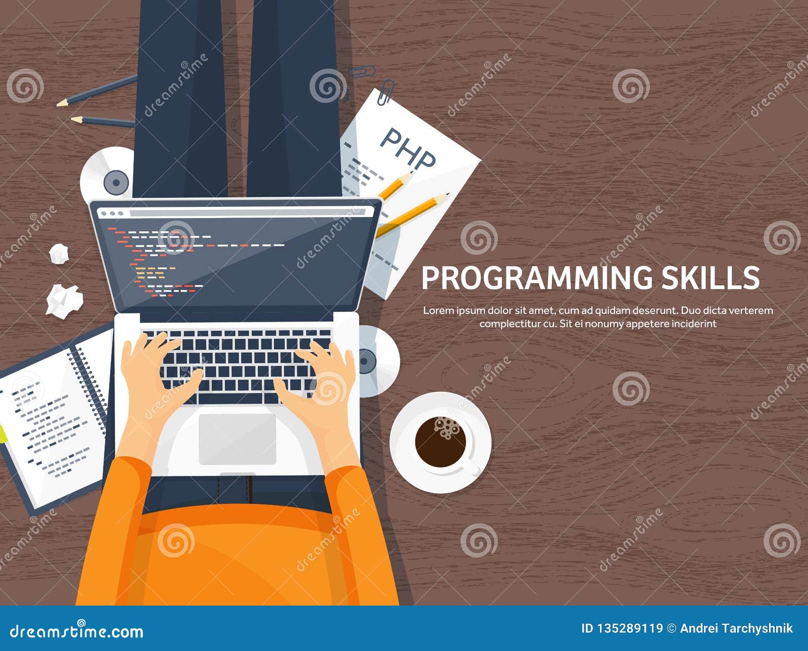 Programming Coding Flat Computing Background Code Hardware Software Web Development Stock