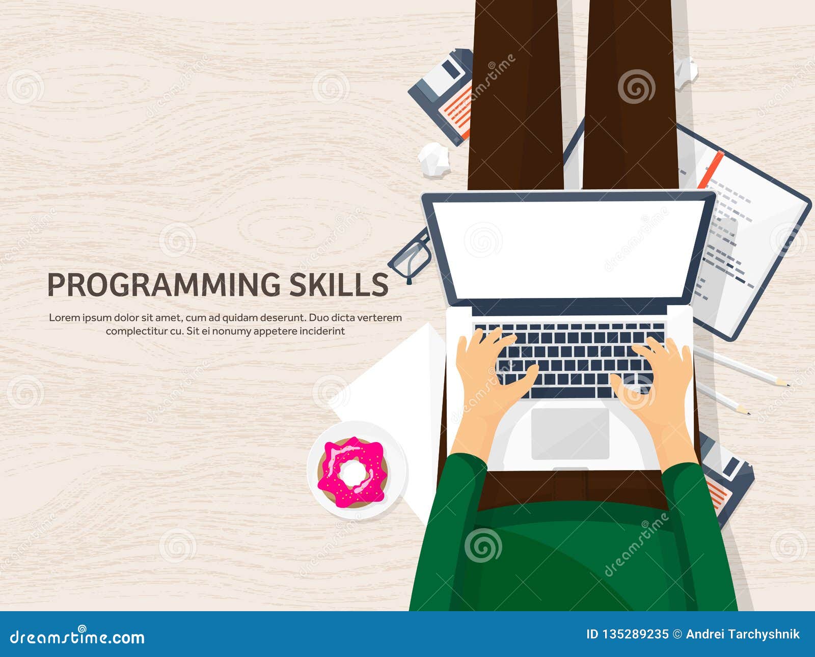 Programming Coding Flat Computing Background Code Hardware Software Web Development Stock