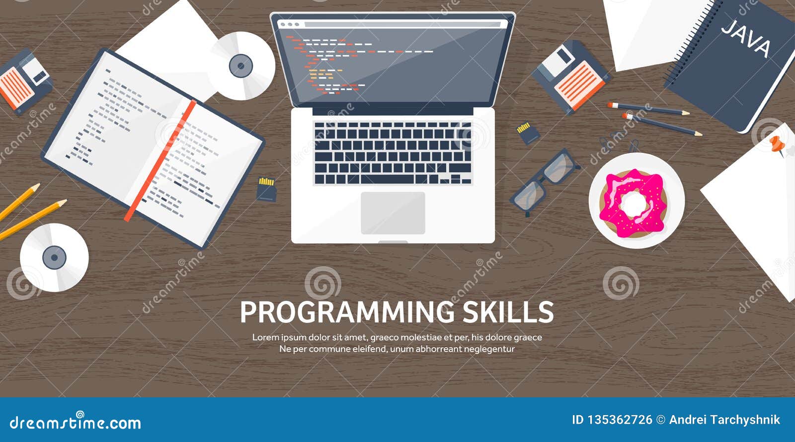 Programming and Coding Flat Computing Background. Code, Hardware,software. Web Development ...