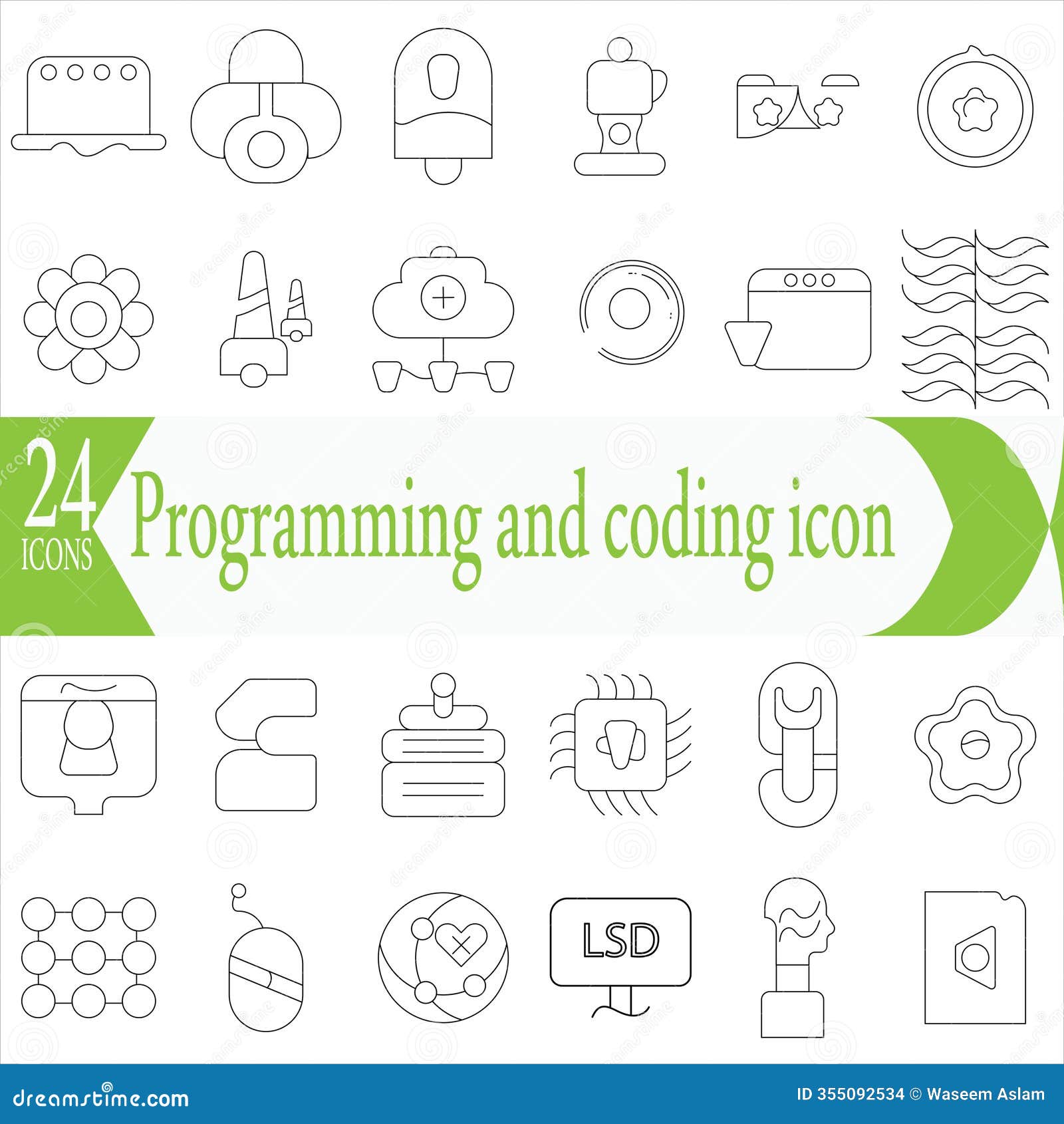 Programming And Coding Icon Set Software Development Icon Collection