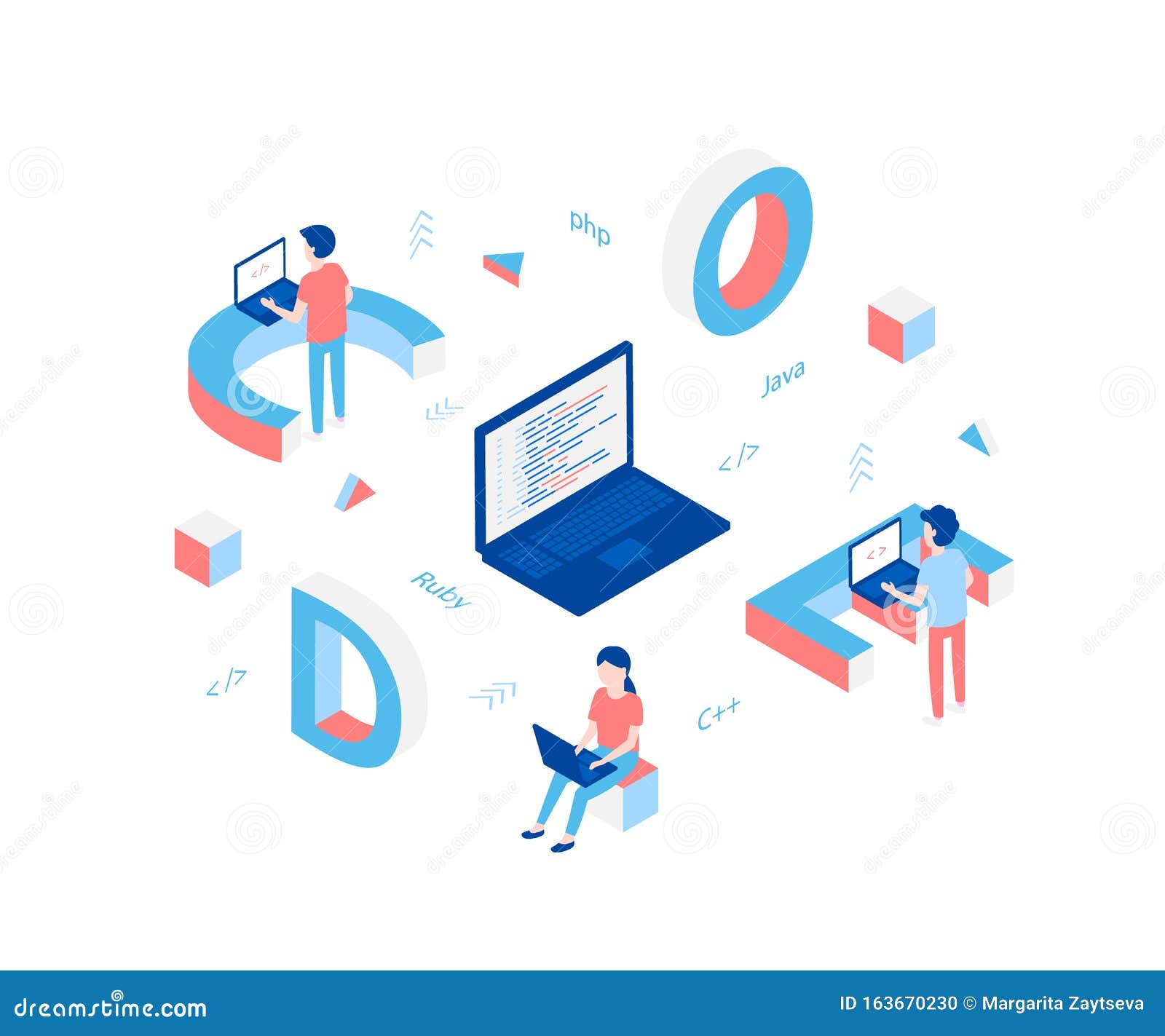 Programming Coding Isometric Concept. Stock Vector - Illustration of ... Programming Coding Isometric Concept. Stock Vector - Illustration of ...