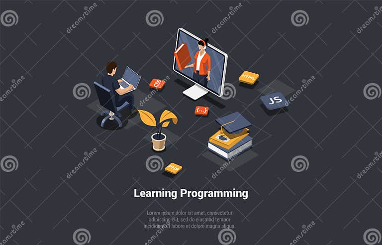 Programming And Coding Learning Concept Software Coding Testing Debugging Mobile Apps 3093
