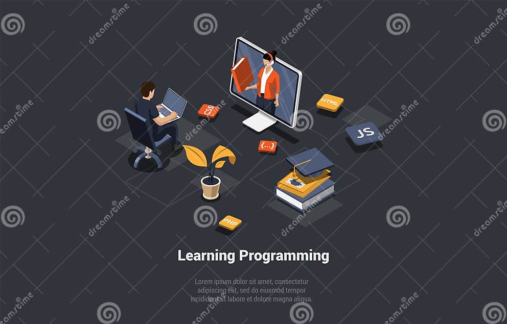 Programming And Coding Learning Concept Software Coding Testing Debugging Mobile Apps 6031