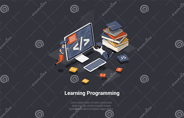 Programming And Coding Learning Concept Software Coding Testing Debugging Mobile Apps