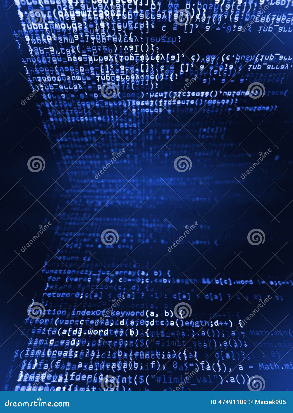 Programming Coding Source Code Screen Stock Illustration Illustration Of Character Display