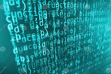 Programming Coding Source Code Screen. Stock Photo - Image of communication, desktop: 47515324