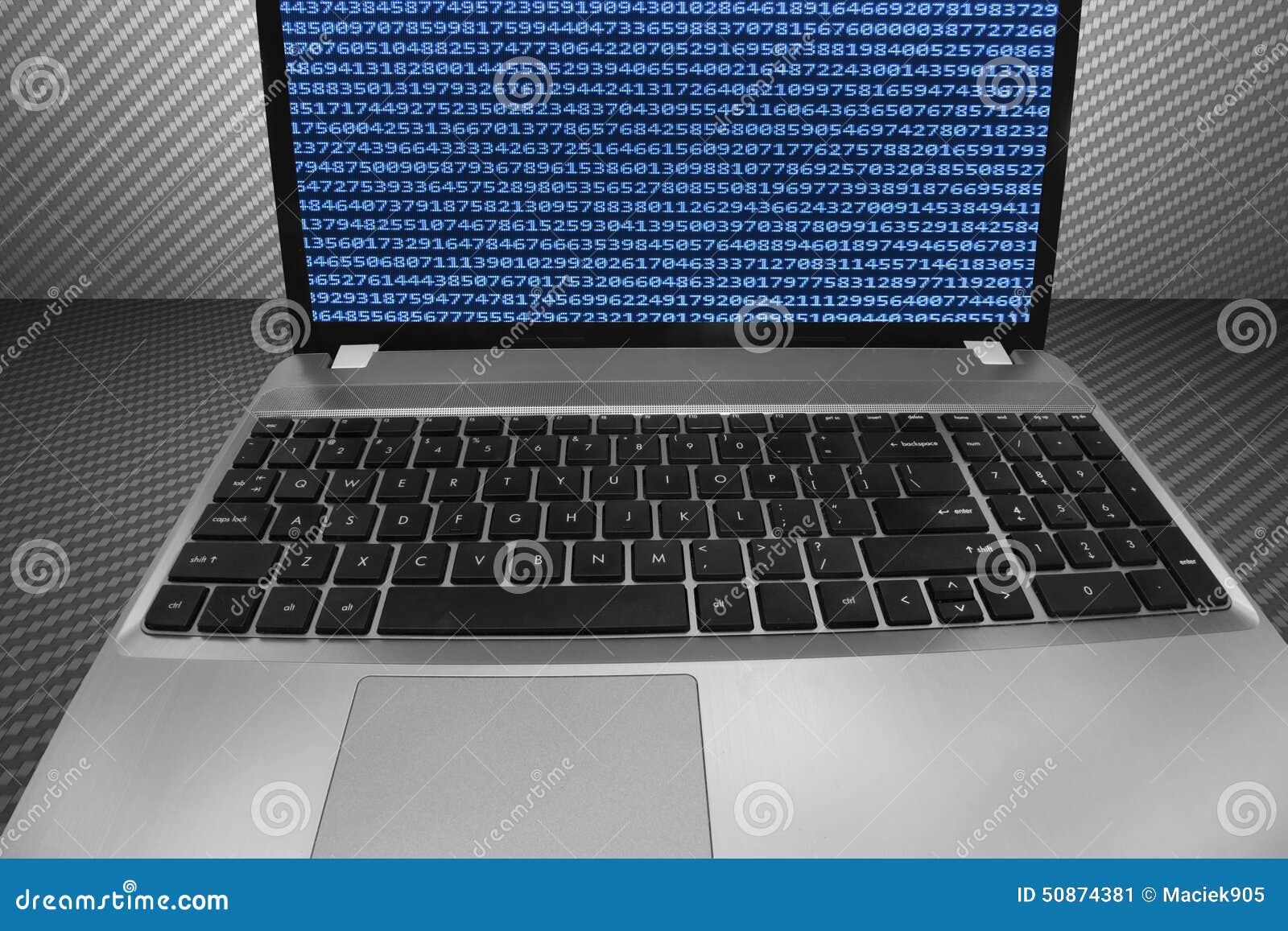 Programming Coding Source Code Screen. Stock Illustration - Illustration of application, binary ...