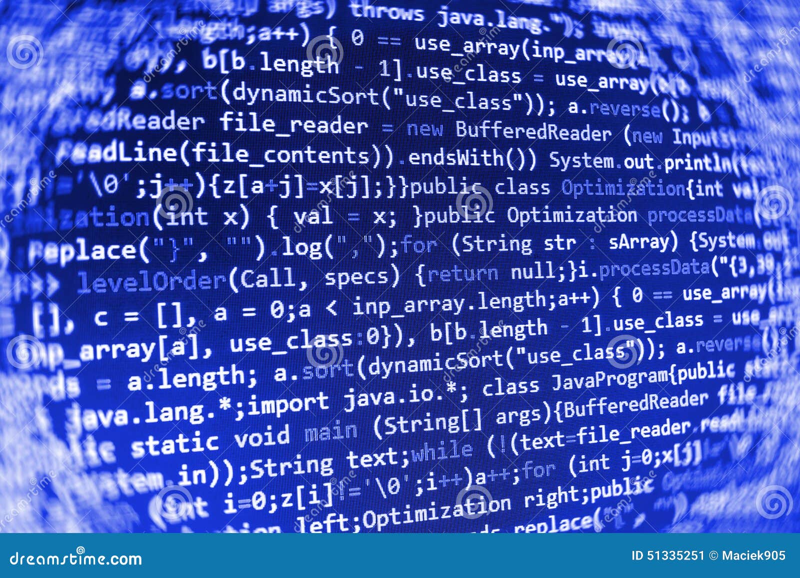 Programming Coding Source Code Screen Stock Image Image Of Concept