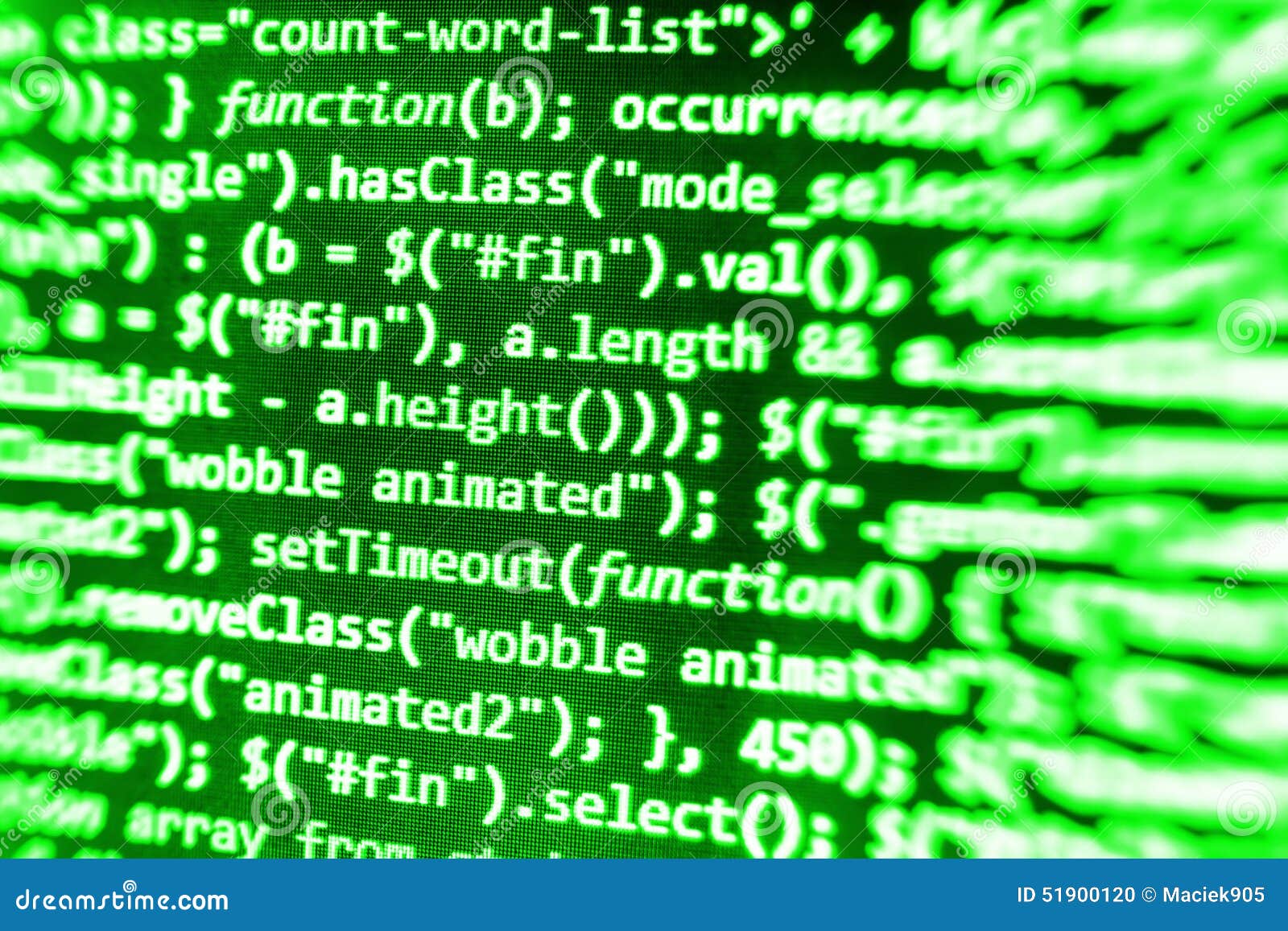 Programming Coding Source Code Screen. Stock Photo - Image of development, digital: 51900120