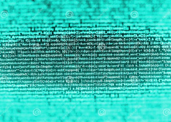 Programming Coding Source Code Screen Stock Image Image Of Develop