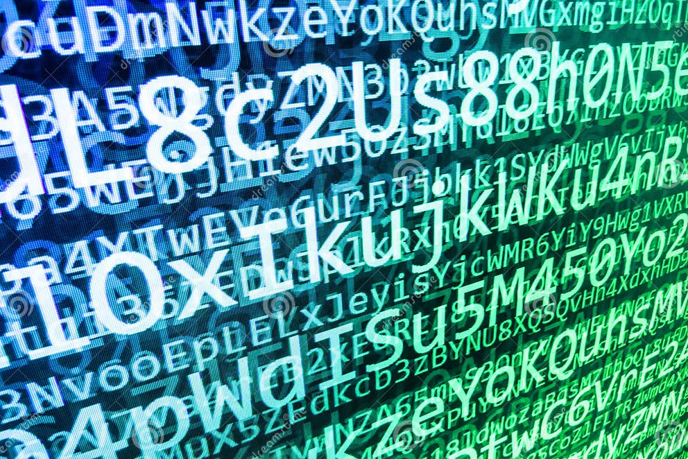 Programming Coding Source Code Screen. Stock Illustration - Illustration of display, develop ...