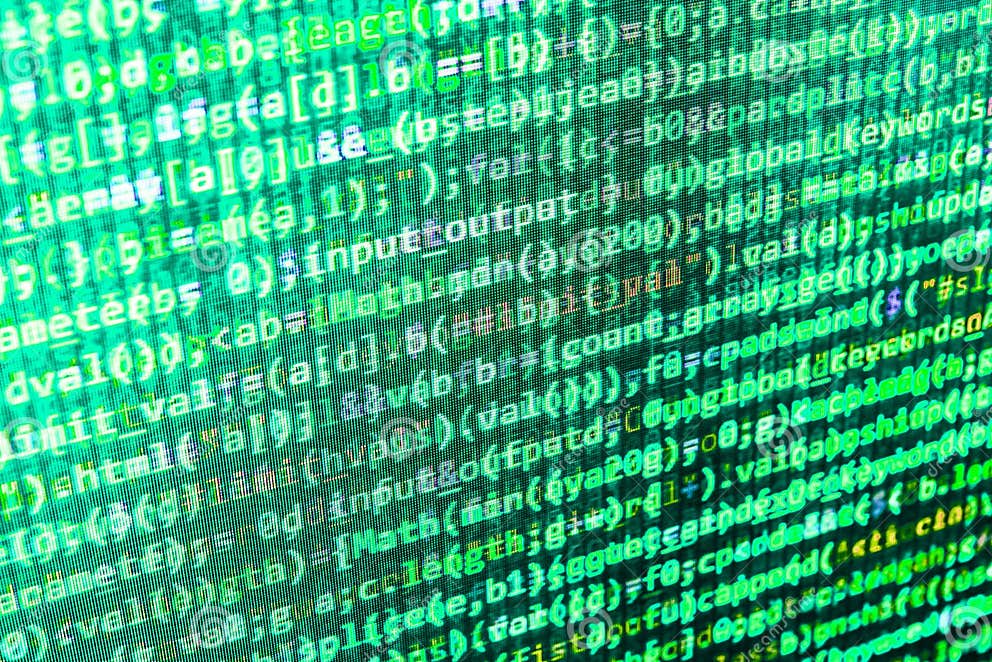 Programming Coding Source Code Screen Stock Illustration Illustration Of Function Cyberspace